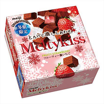 Socola tươi Meiji Melty Kiss hộp 56g (3 vị)